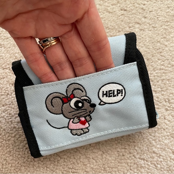 Aeropostale | Bags | Vintage 9s Embroidered Mighty Mouse Wallet | Poshmark